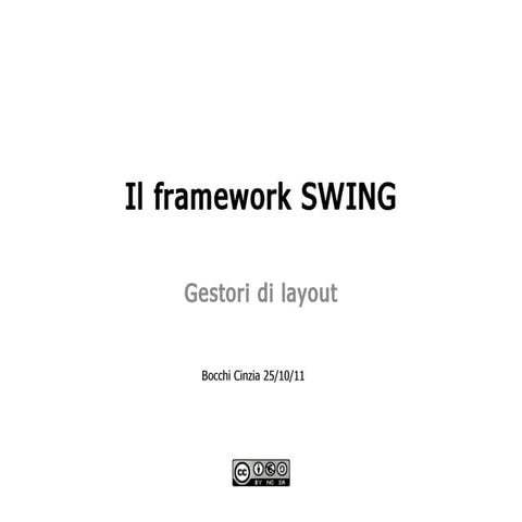 Java Swing Gestori di Layout | PDF
