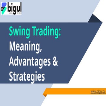 Swing Trading - Meaning, Advantages & Strategies | Bigul.pptx