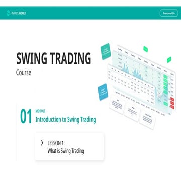 SWING TRADING COURSE BY FINANCEWORLD.IO (PDF) | PPTX