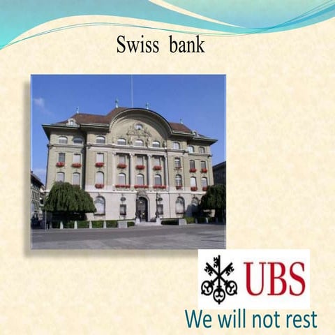 Swissbank 120423093952-phpapp01 | PPT