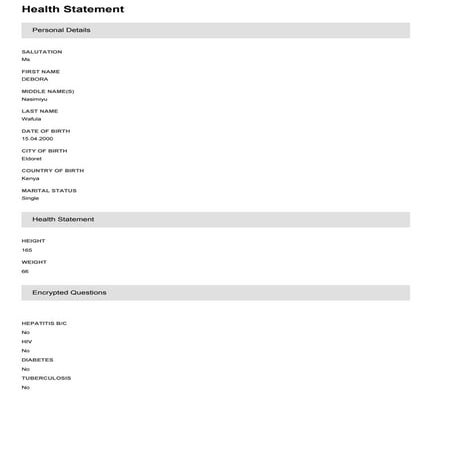Swiss Education document with some medical facts | PDF