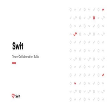 Swit Pitch Deck | PPT