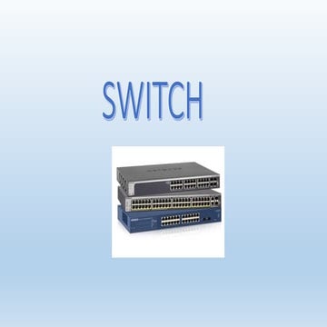 Conceptos basicos Switch | PDF