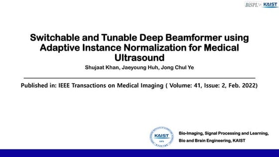 Adaptive and compressive beamforming using deep learning for medical ...