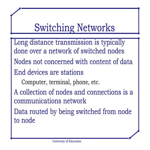 Switching Techniques Ppt