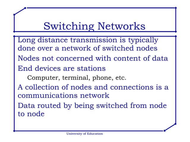 Switching Techniques Ppt
