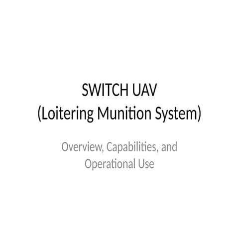 SWITCH_UAV_Professional_Presentation.pptx