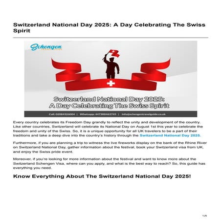 Switzerland National Day 2025 A Day Celebrating The Swiss Spirit.pdf