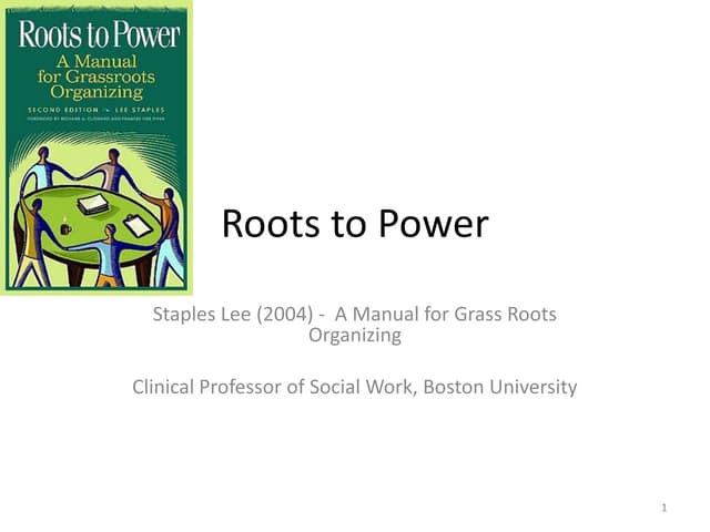 Rothman’s three models of Community Organisation | PPTX