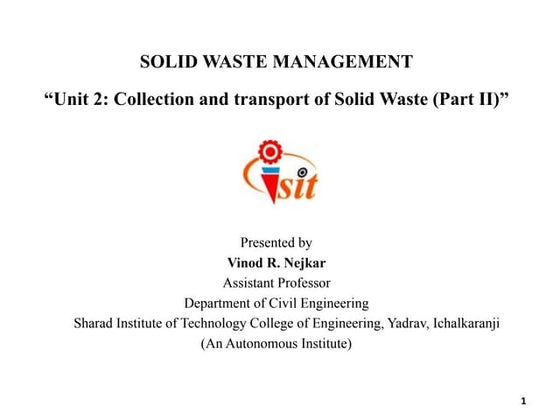 Collection and transport of Solid Waste (Part I)-SWM.pptx