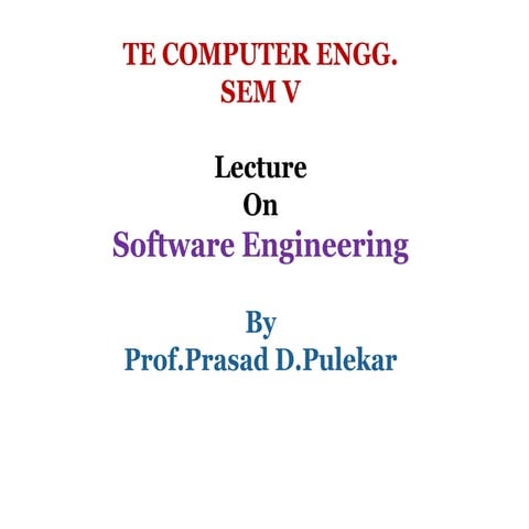 Software Engineering (Software Process: A Generic View) | PPT