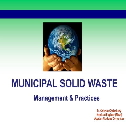 solid waste municipal presentation paurri | PPT