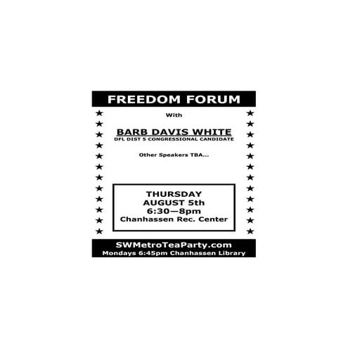 Swmtp freedom forum flyer tba | PDF