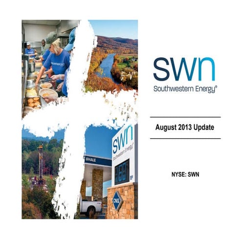 Southwestern Energy Investor Presentation August 2013 | PDF