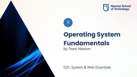 Operating System Presentation Pptx Operating Systems Computer Software And Applications