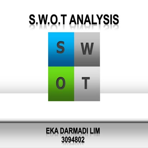 Swot | PDF | Technology & Computing