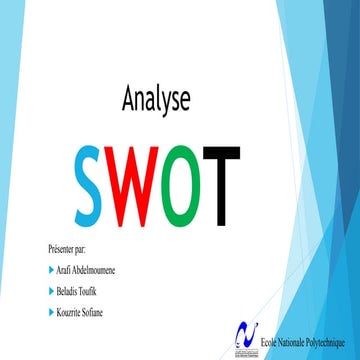 SWOT Analysis - Analyse FFOM | PDF