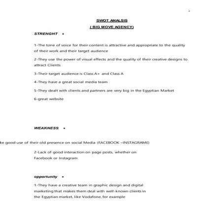 Swot analysis on social media marketing | PPS