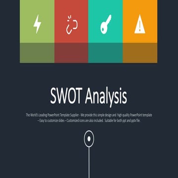 Swot analysis-animated-project-wide-fix | PPTX