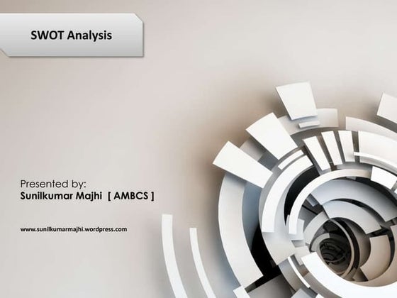 SWAT analysis - strengths, weaknesses, opportunities, and threats | PPT
