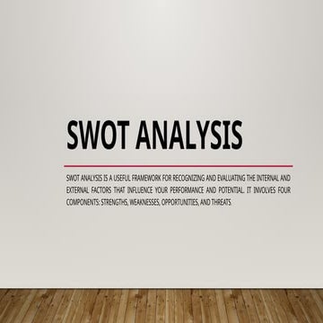 presentation of SWOT ANALYSIS for job hunter.pptx