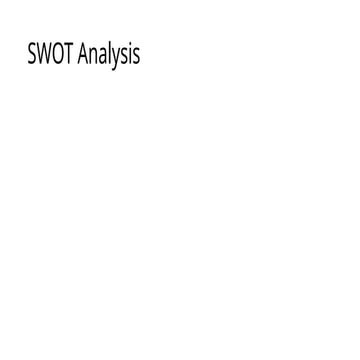 SWOT ANALYSIS as a tool in research study | PPTX