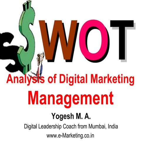 SWOT Analysis of Digital Marketing Management | PPT