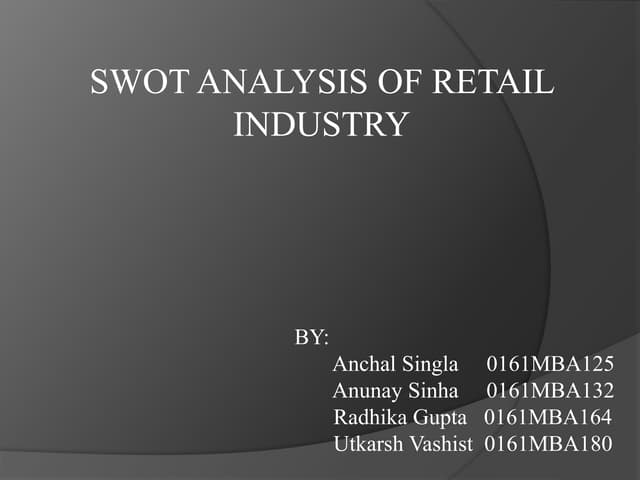Retail sector in India | PPTX