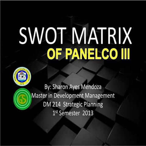 SWOT Matrix of PANELCO III | PDF