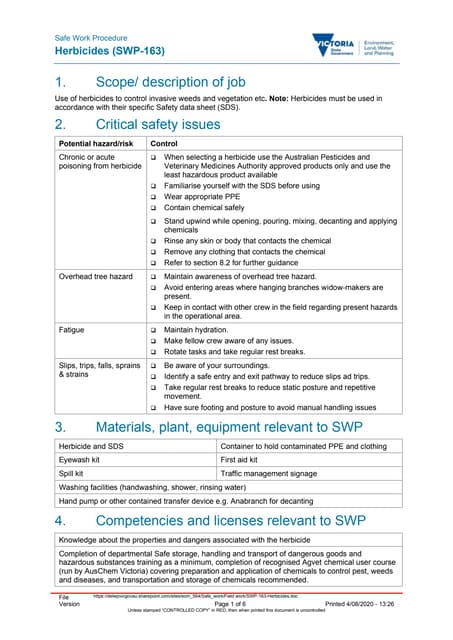 Safe Operating Procedure - Photocopier | PDF