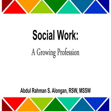 The Social Work Profession | PPTX