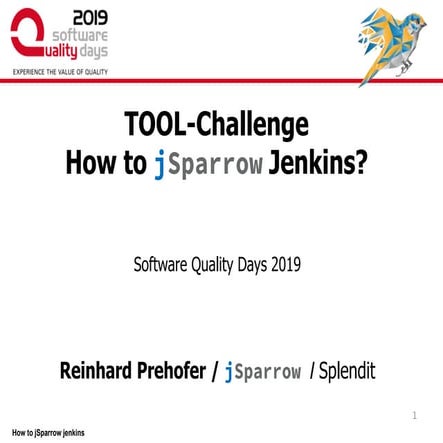 How to jSparrow Jenkins? | PPT