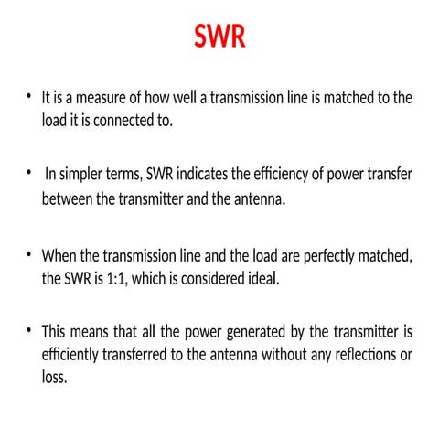 swr meter use and antenna working relected power.pptx