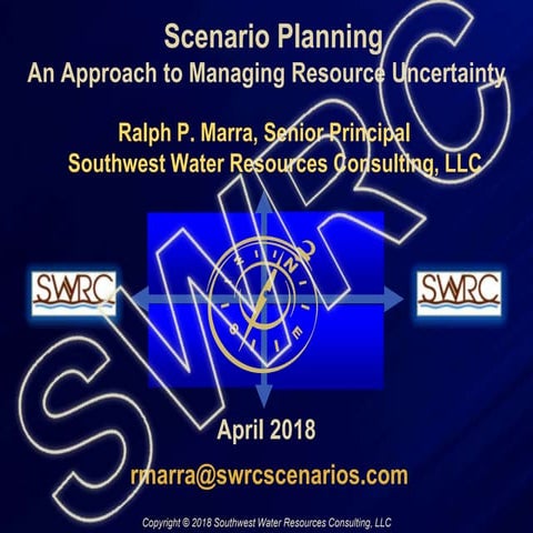 SWRC Scenario Planning: An Introduction | PPT