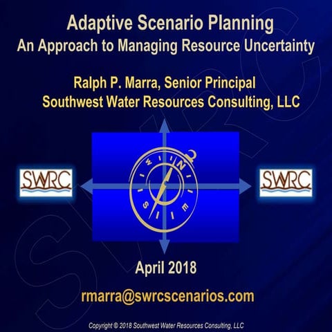 SWRC scenario planning an introduction 2018 | PPT