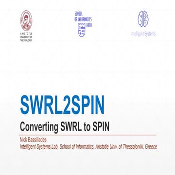 SWRL2SPIN: Converting SWRL to SPIN | PDF