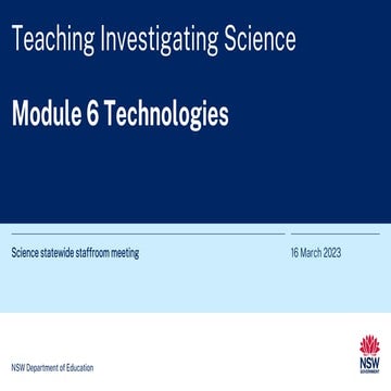 Investigating Science for HSC exams 2023 | PPTX
