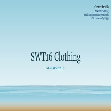 Swt16 clothing | PDF