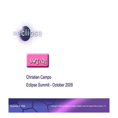 Swt qt ese-2009 | PPT