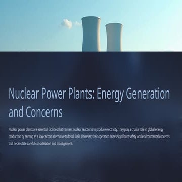 Nuclear_Power_Plants__Energy. In Power Plants | PPTX