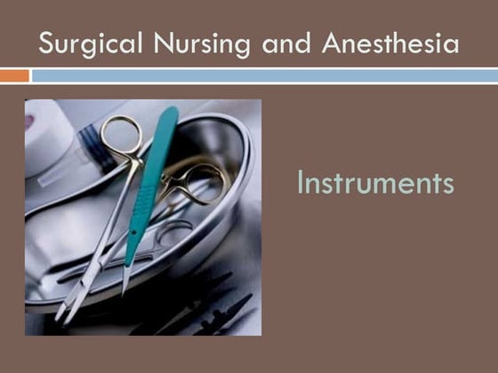 Operative instruments in Craniotomy | PPTX