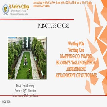 Outcome Based Education - A Detailed Overview | PDF