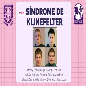 Síndrome de klinefelter | PDF