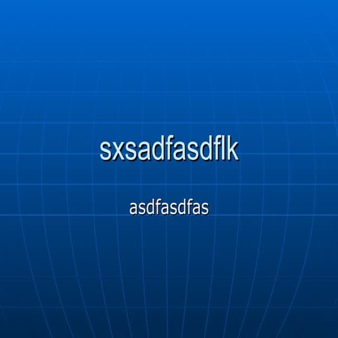 Sadfasdf | PPTX