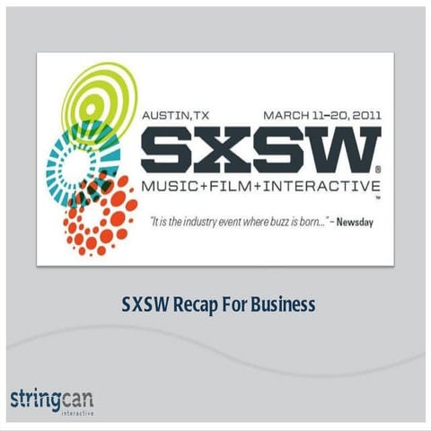 SXSW Recap | PPT