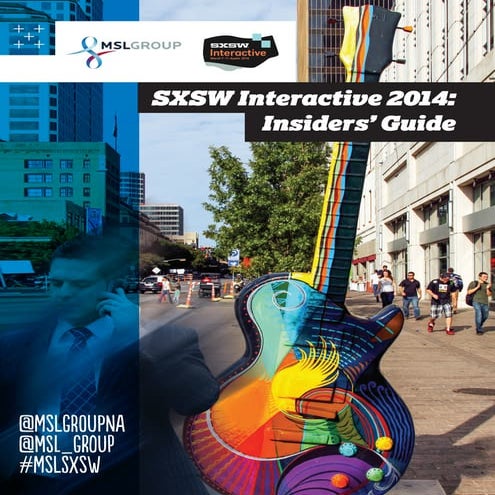 SXSW Interactive 2014: Insiders' Guide | PDF