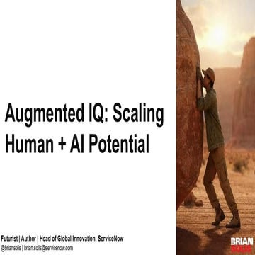 SXSW 2026: Augmented IQ: Scaling Human + AI Potential | PDF