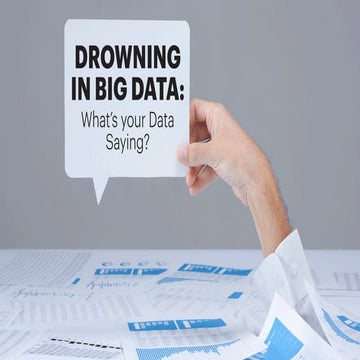 Drowning in Big Data: what's your data saying? | PDF