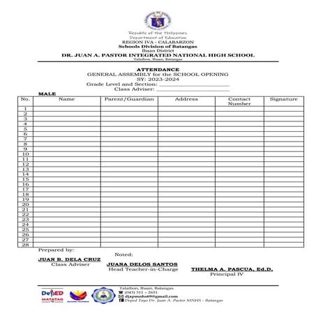 Sy 2023 2024 Attendance Template Docx