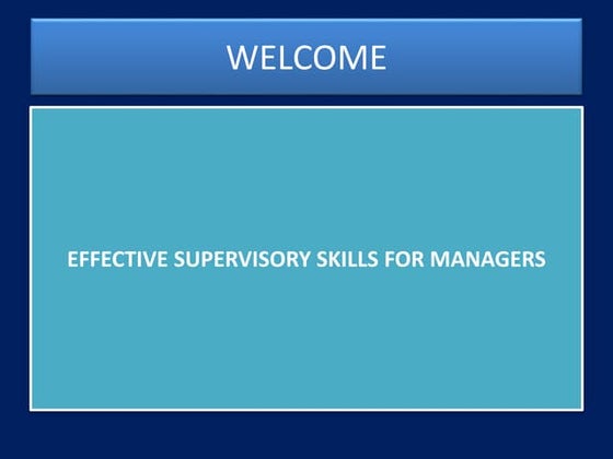 New Supervisor Training PowerPoint: First Time Supervisor and ...